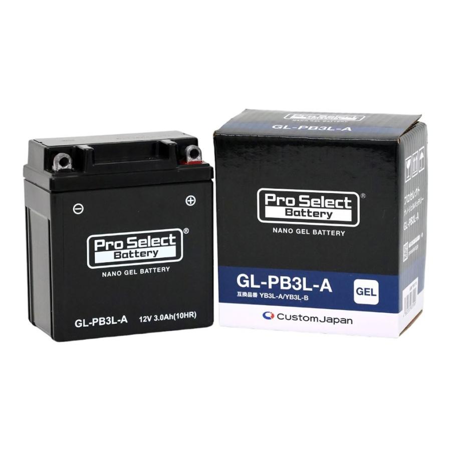 プロセレクト PSB176 GL-PB3L-A ナノ・ジェルバッテリー(YB3L-A/YB3L-B互換) 液入充電済 ジェルタイプ 3L-A 1個 バイク用 カスタムジャパン : バイクマン ...