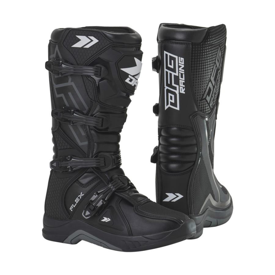 DFG DG0400-001-038 フレックスブーツ ブラック 24.5cm バイクオフロード 靴 通気性 : バイクマン - 通販 - Yahoo!ショッピング