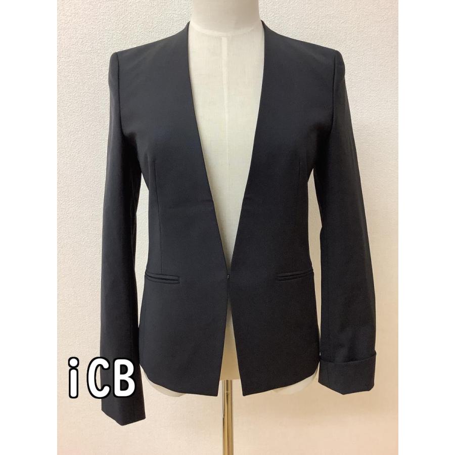 アイシービー (iCB) 黒ストレッチジャケット ジャケット裏地背抜き サイズ0 : 138873 : ゴーゴーリサイクル - 通販 - Yahoo!ショッピング