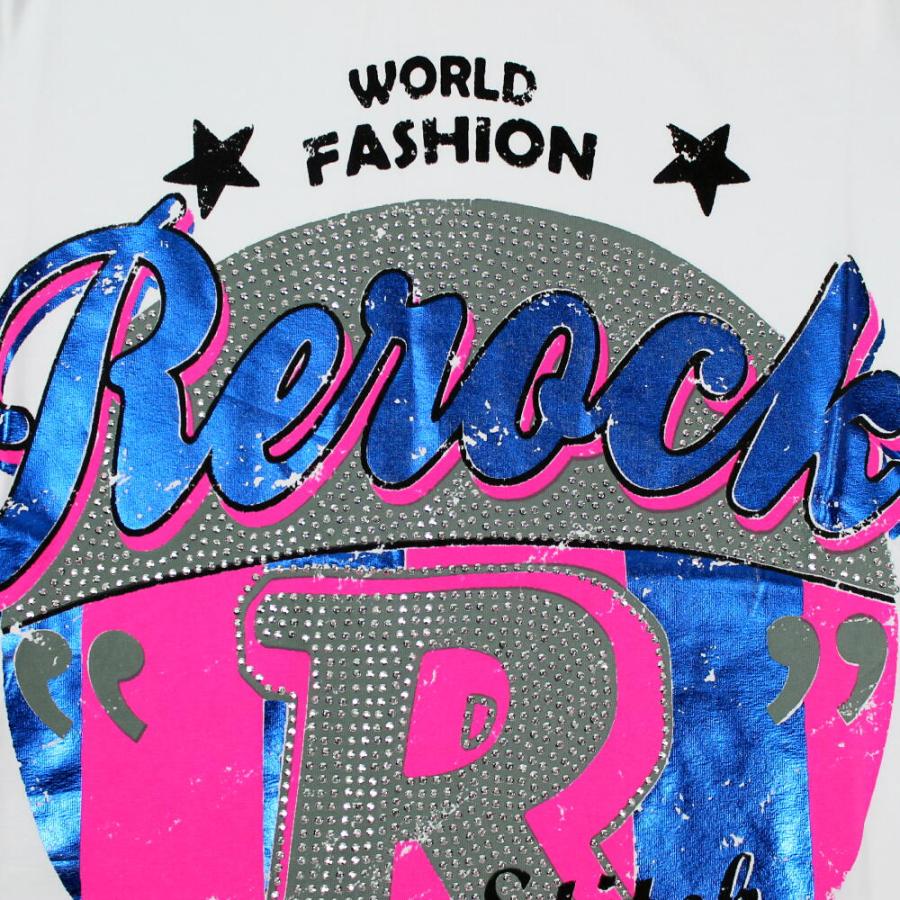 ReRock Tシャツ メンズ 半袖 ブランド 白/10013747 SMLXL(LL)サイズ : BIN-1 LIMITEDヤフーショップ ...