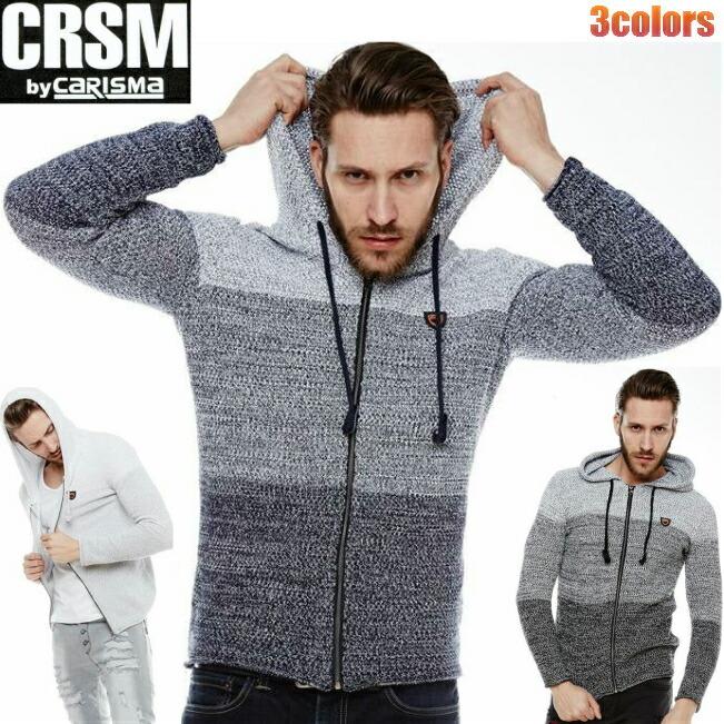 ニットパーカー メンズ 春物ニット 紺黒グレー サマーニット :crsm10014082:BIN-1 LIMITEDヤフーショップ - 通販 ...