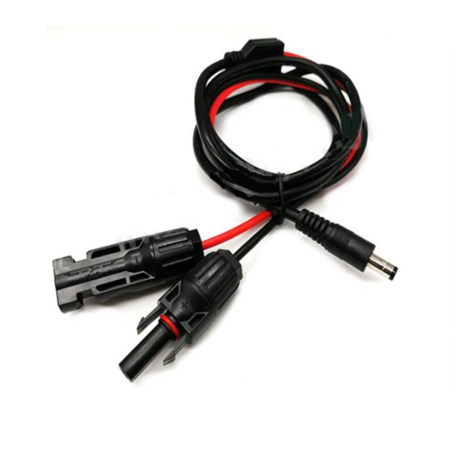 RIZ PLUS MC4型コネクター DC 5.5mm x 2.1mm 長さ1.5m ソーラーパネル充電ケーブル : ビネット - 通販 ...