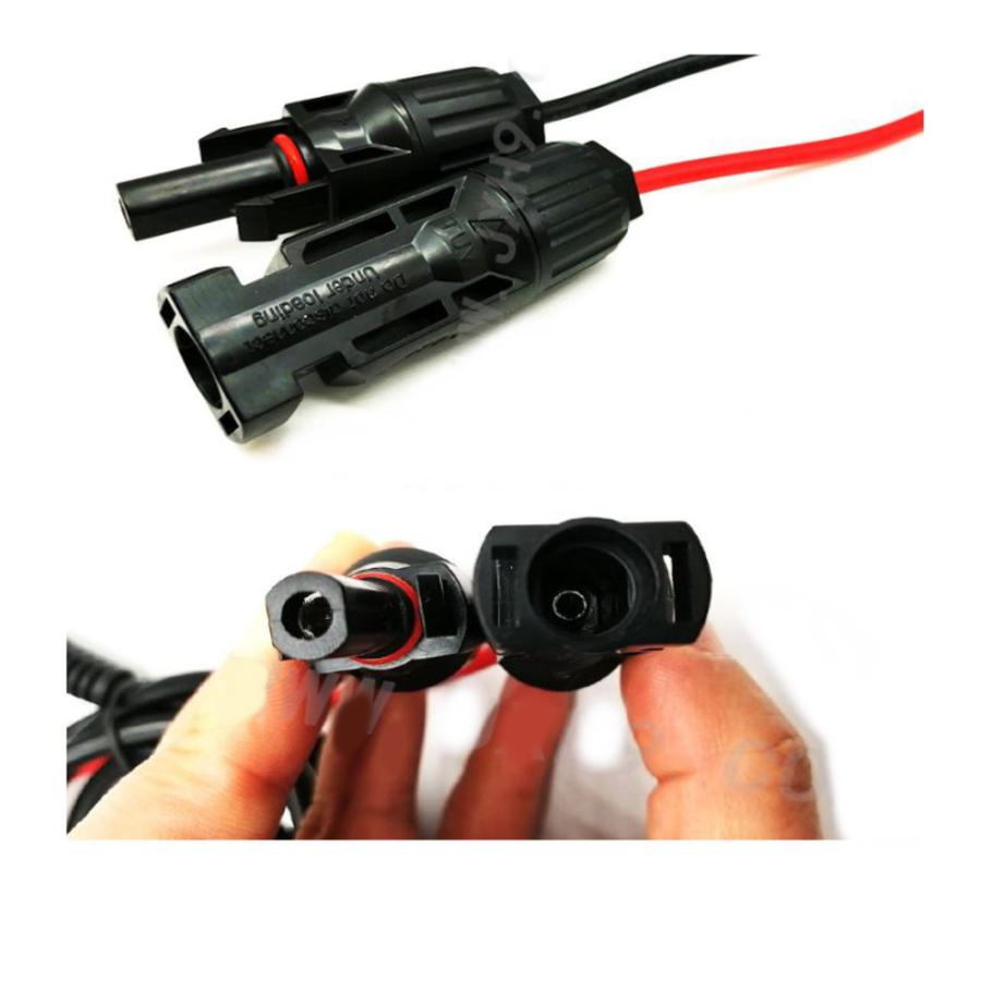 RIZ PLUS MC4型コネクター DC 5.5mm x 2.1mm 長さ1.5m ソーラーパネル充電ケーブル : ビネット - 通販 - Yahoo!ショッピング