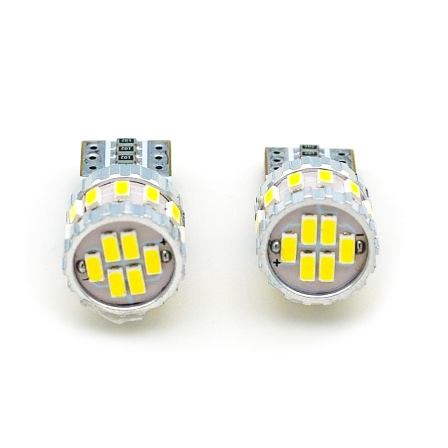 T10 LED バルブ 18led 3 t10 3014smdチップ 2個セット ポジション ナンバー灯 ルームランプ ウェッジ球 : t10-18led : ビネット - 通販 ...