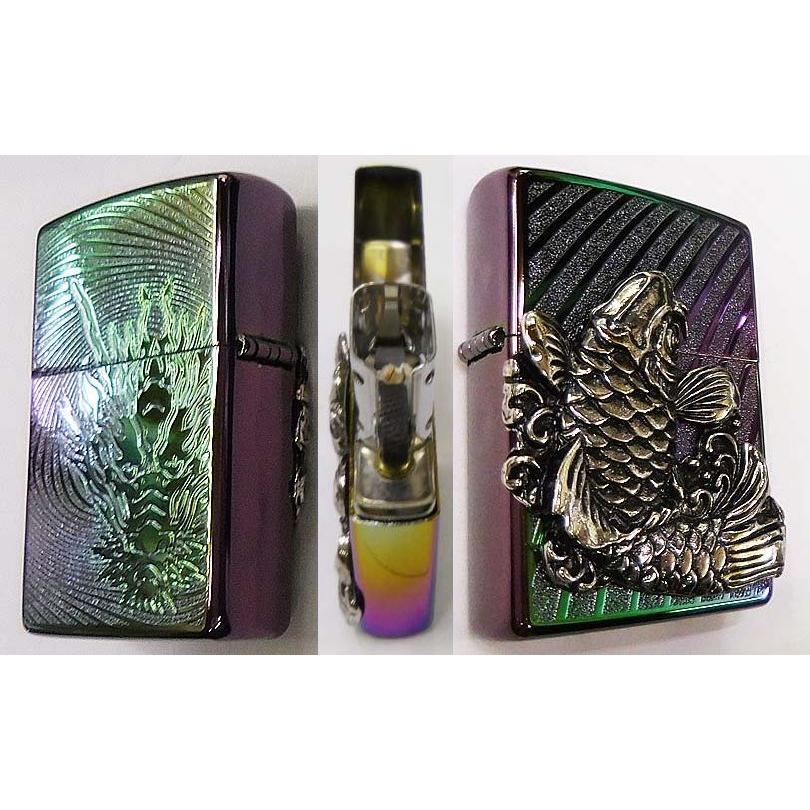 ☆ジッポー☆18-6344☆両面鯉 登竜門☆ : 18-6344 : bingo - 通販 - Yahoo!ショッピング