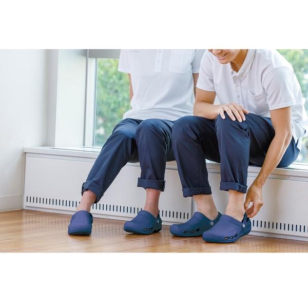 FOOTMARK フットマーク ワークサンダル / 403323 23.0cm ネイビー : ビンゴケアストア - 通販 - Yahoo!ショッピング