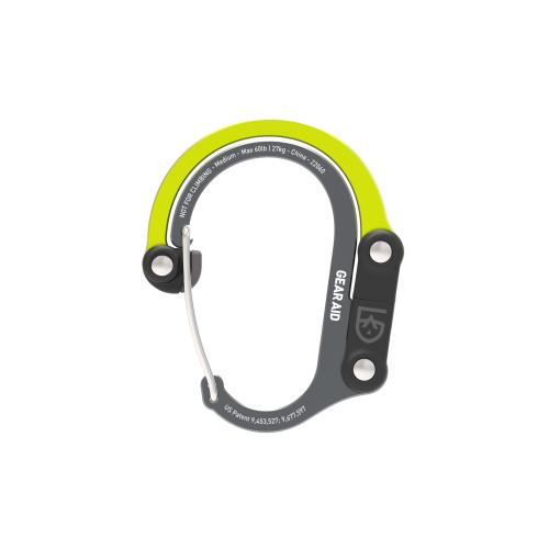 GEAR AID HEROCLIP ヒーロークリップ 多機能カラビナ フック 静止荷重27kg Nav Green ナビグリーン : 雑貨とアウトドアのお店 biotope - 通販 ...