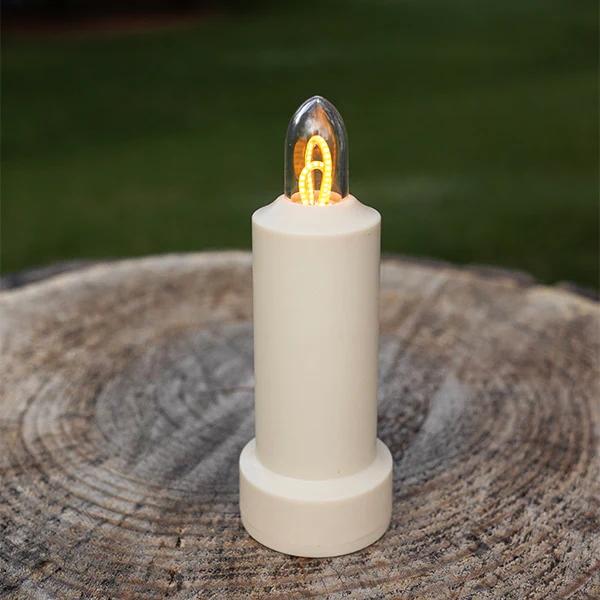 BAREBONES Barebones ベアボーンズ LED フレームレスキャンドル ビンテージホワイト : 雑貨とアウトドアのお店 biotope - 通販 - Yahoo!ショッピング