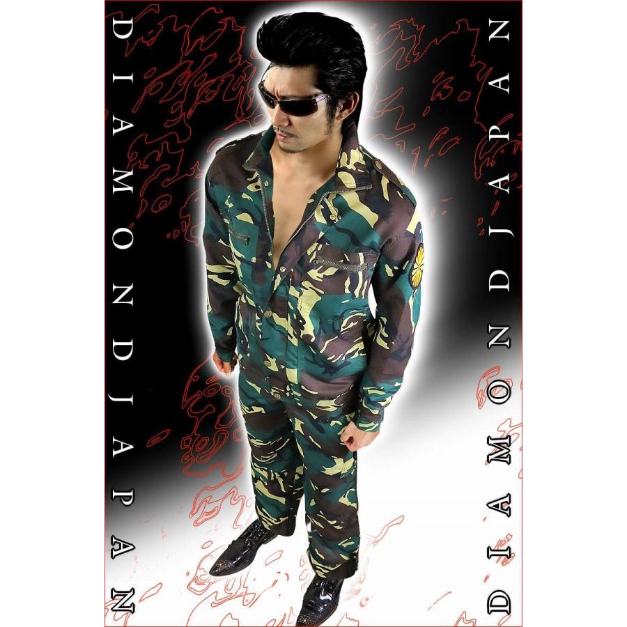 作業着 メンズ ファッション ヤクザ 特攻服 迷彩 上下セット 服 菊紋 緑 ヤンキー オラオラ 悪羅悪羅 DJ-149 派手 暴走族 : 悪党の店バースジャパン - 通販 - Yahoo ...