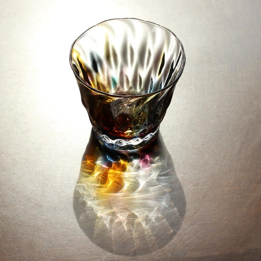 glass calico グラスキャリコ ハンドメイド ガラス酒器 earth ダイヤ (アース ダイヤ) ロックグラス ウイスキー 焼酎 ...