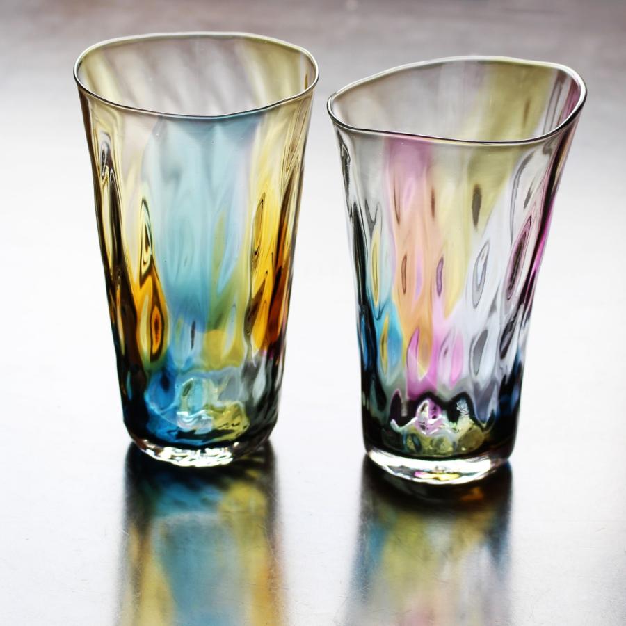 glass calico グラスキャリコ ハンドメイド ガラス酒器 earth ダイヤ (アース ダイヤ) ロンググラス ウイスキー 焼酎 ...