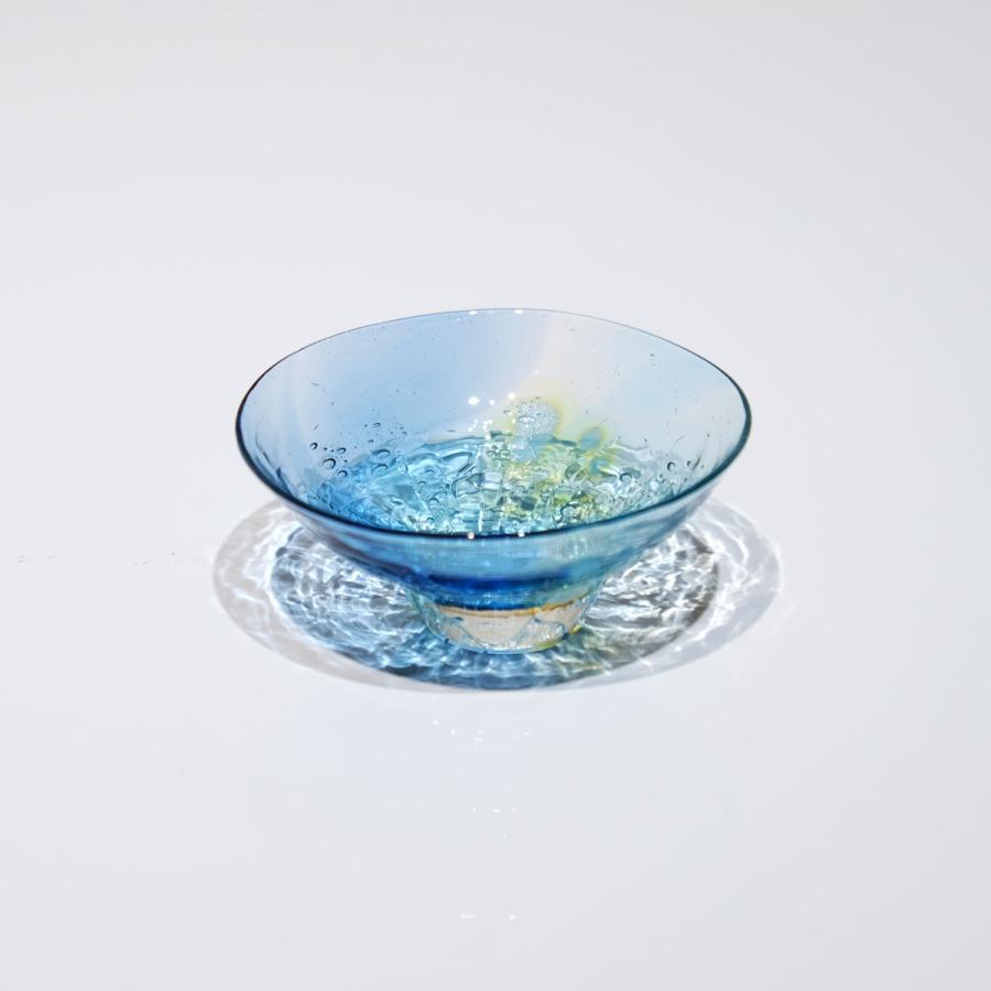 glass calico グラスキャリコ ラグーン ぐい呑 冷酒器 (単品販売) ハンドメイド ガラス酒器 ぐい飲み 冷酒杯 ギフト おしゃれ ...