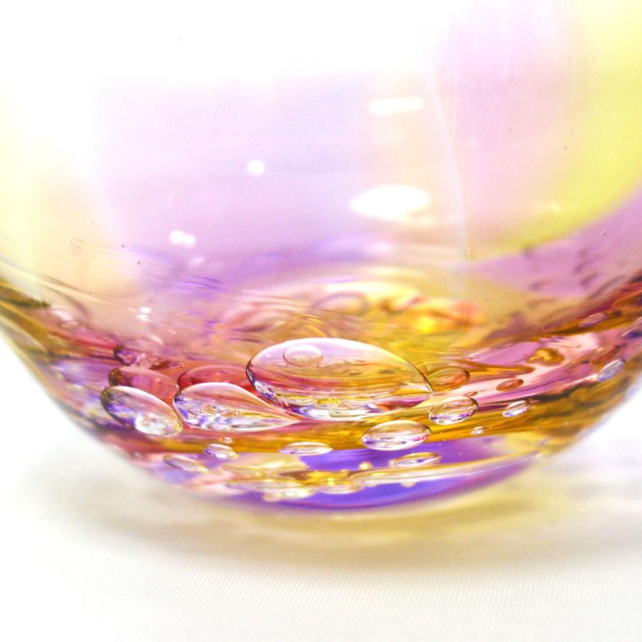glass calico グラスキャリコ プリズムバブル 丸型 ロックグラス ハンドメイド ウイスキー 焼酎 カクテル 梅酒 グラス : 酒器 ...