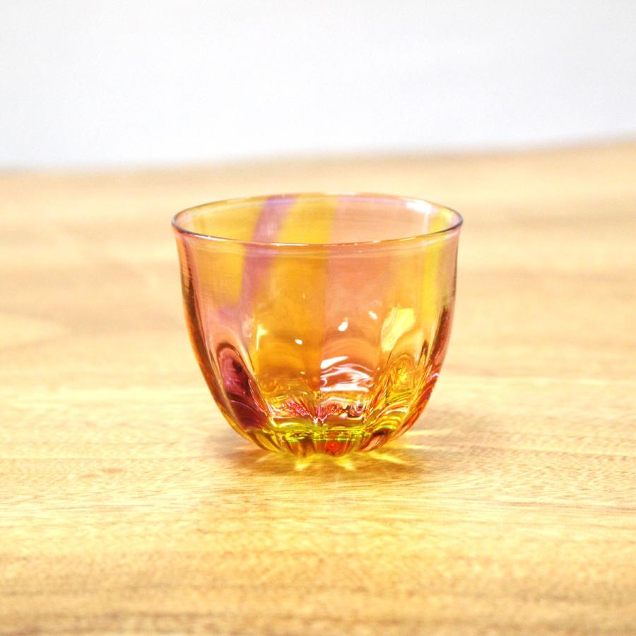 glass calico グラスキャリコ プリズム ライン ぐい呑 冷酒器 (単品) ハンドメイド ガラス酒器 おしゃれ ギフト プレゼント ...