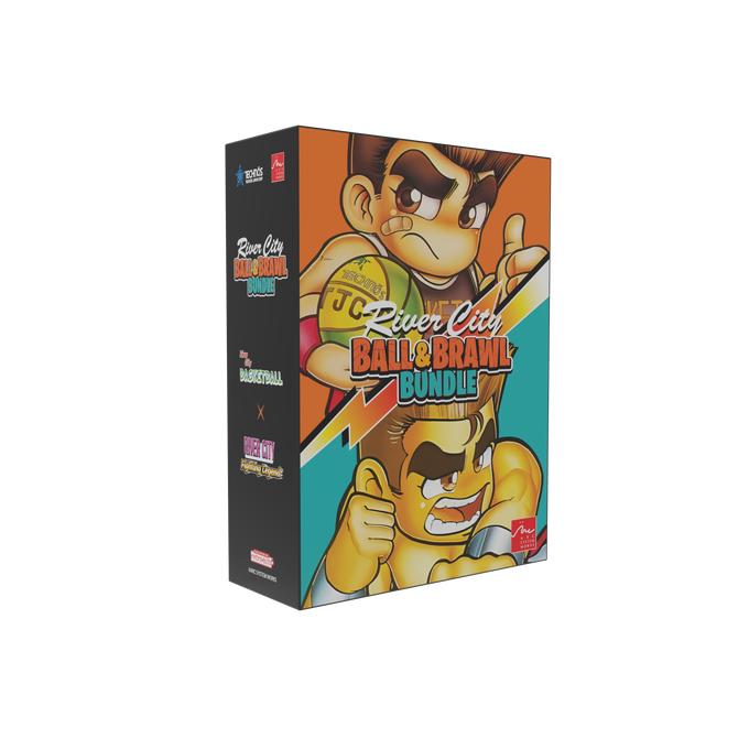 予約 2本セット 輸入品 NES専用ソフト River City Ball & Brawl Bundle 熱血！すとりーとバスケット・熱血格闘 ...