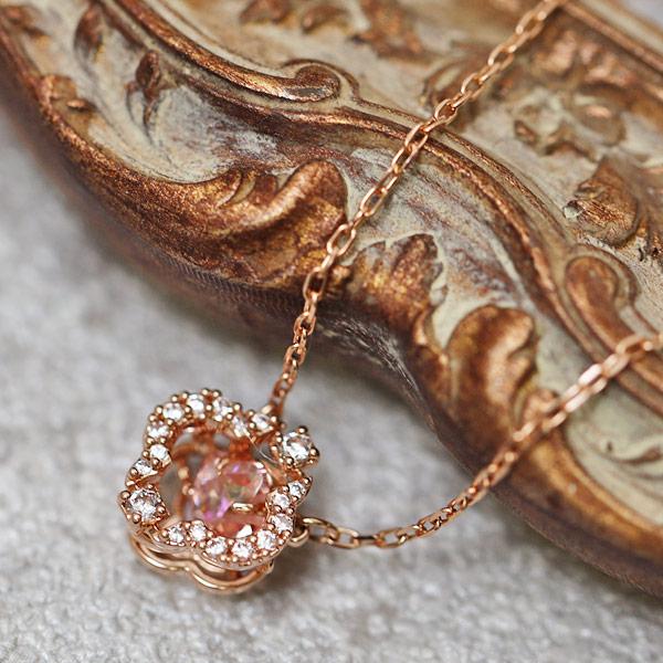 SWAROVSKI スワロフスキー スパークリングダンス Sparkling Dance ネックレス ペンダント ローズゴールド×ピンク ...