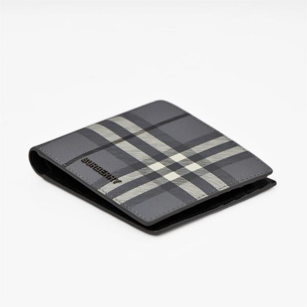BURBERRY バーバリー ポリウレタン×レザー 二つ折り財布 折財布 BURBERRY バーバリー ポリウレタン×レザー 二つ折り財布 折財布