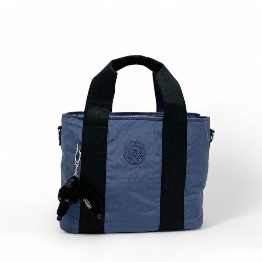 kipling キプリング Kipling ミンタ エム MINTA M 2WAY ハンドバッグ トートバッグ ショルダー A4対応 ブルー系 [レディース] KI7725 56V Blue ...