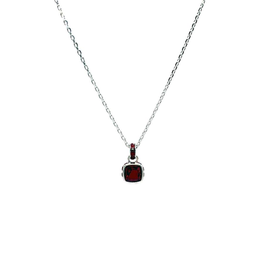 SWAROVSKI スワロフスキー バースストーン Birthstone 誕生石 1月 ペンダント ネックレス アクセサリー クリスタル ...