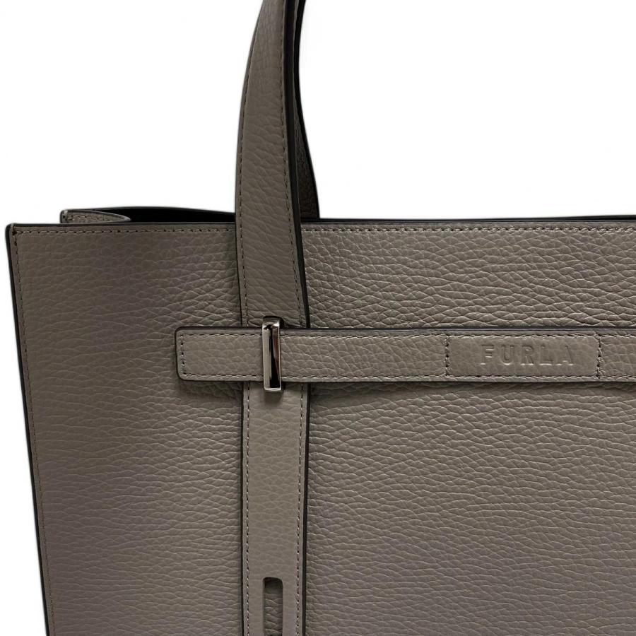 FURLA フルラ MAN GIOVE N/S SLIM TOTE レザー トートバッグ ビジネスバッグ グレージュ系 A4対応 カジュアル 通勤 仕事 [メンズ] MB00130 ...