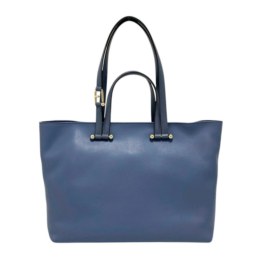 FURLA フルラ デュエット エル DUETTO L レザー トートバッグ ハンドバッグ ブルー系 A4対応 カジュアル 通勤 仕事 [レディース] WB01453 BX3169 1007 ...