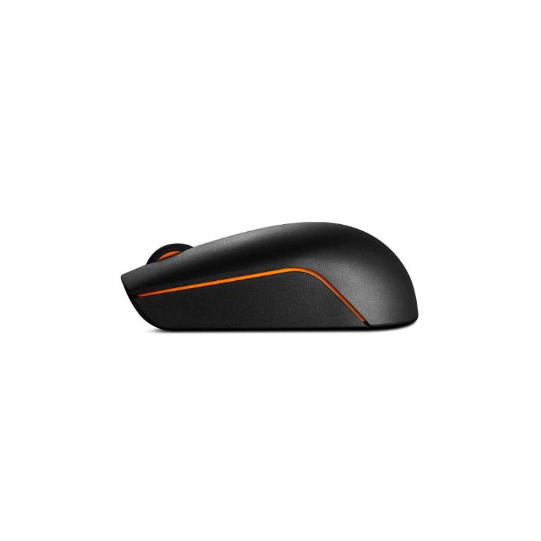 Lenovo（レノボ） マウス Lenovo 300 無線 ワイヤレス コンパクト マウス 左右対称デザイン 2.4GHz 無線接続 ブラック ...