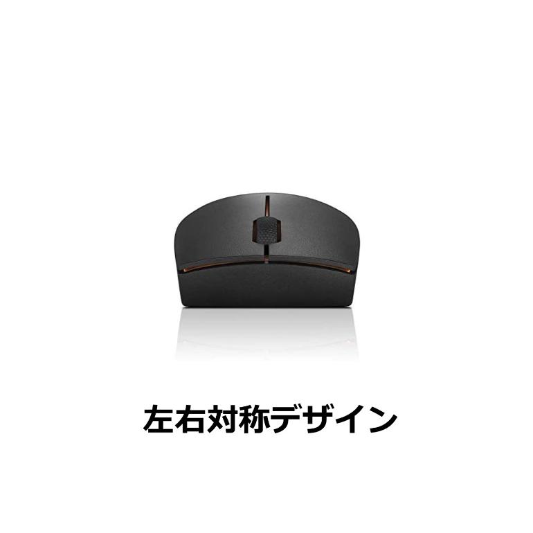 Lenovo（レノボ） マウス Lenovo 300 無線 ワイヤレス コンパクト マウス 左右対称デザイン 2.4GHz 無線接続 ブラック ...
