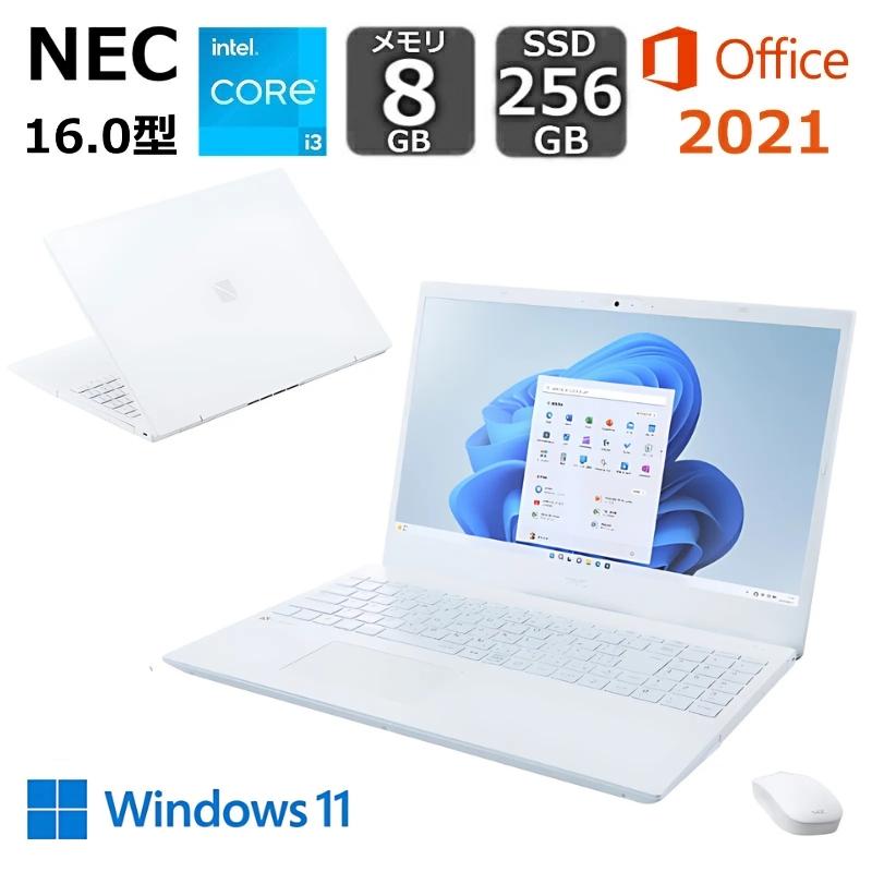LAVIE N16 【展示品】 NEC ノートパソコン PC-N1635HAW 16型/ Core i3/ メモリ 8GB/ SSD 256GB/ Windows 11/ Wi-Fi 6E ...