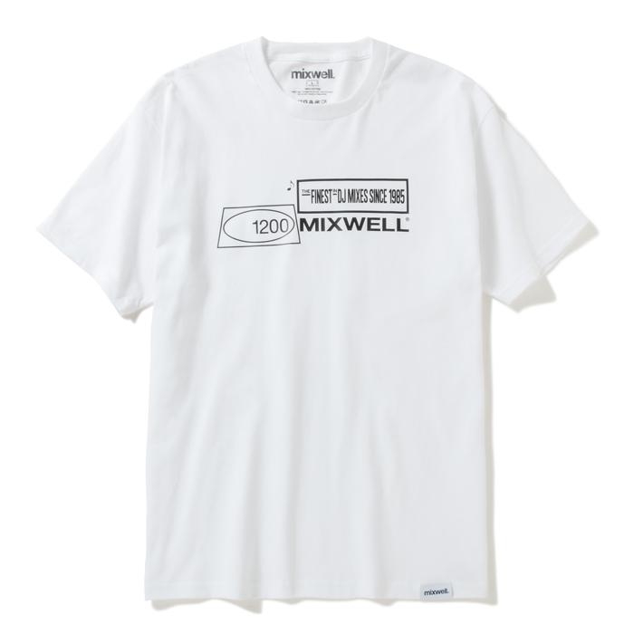 MIXWELL WORLDWIDE STEREO TEE(WHITE)ミックスウェル Tシャツ BLUE NOTE 1200 ターンテーブル ...
