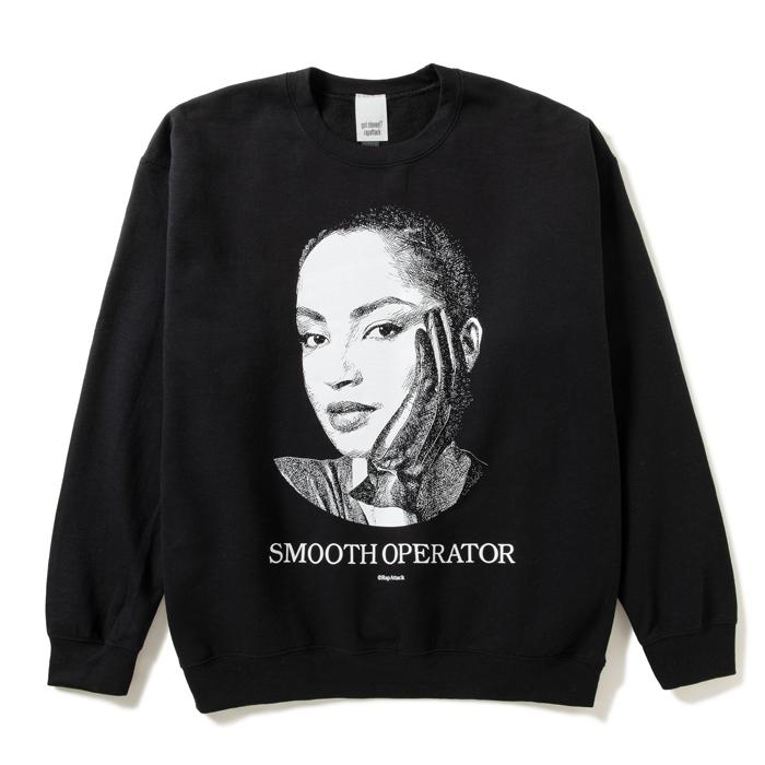ラップアタック RAP ATTACK SMOOTH OPERATOR SWEATSHIRT（ASH) シャーデー SADE トレーナー スウェット スムースオペレーター : ブラックアニー ...