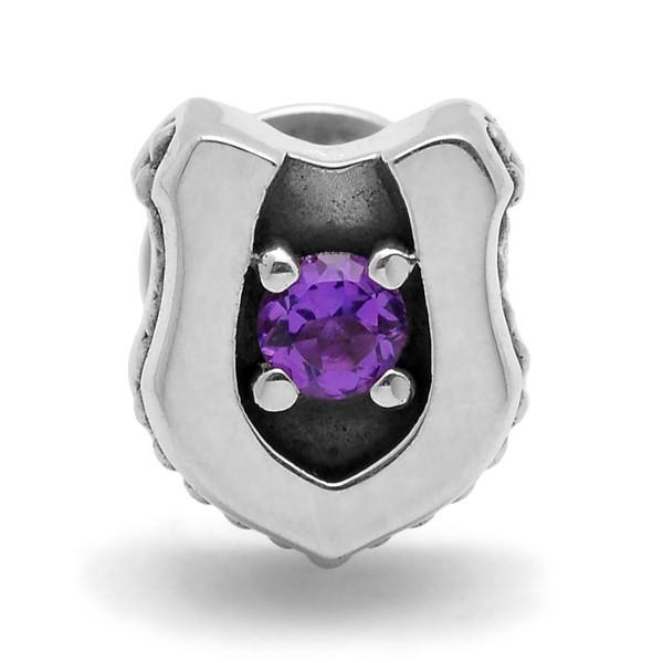 Ark silver accessories アークシルバーアクセサリーズ ホースシューピアス アメジスト : BLACK BARTS ...