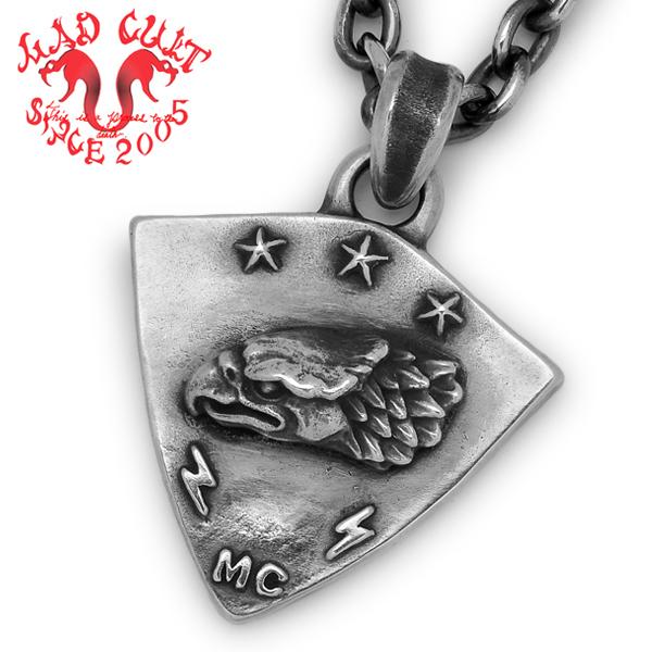 MAD CULT マッドカルト TWDF Shield TWDFシールド ペンダントトップ PT-110 : BLACK BARTS ブラック ...