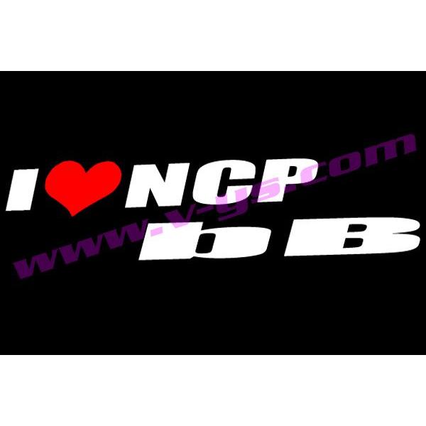 アイラブ NCP bB ビービー ステッカー シール : iloveks-ncp-bb : ブラン - 通販 - Yahoo!ショッピング