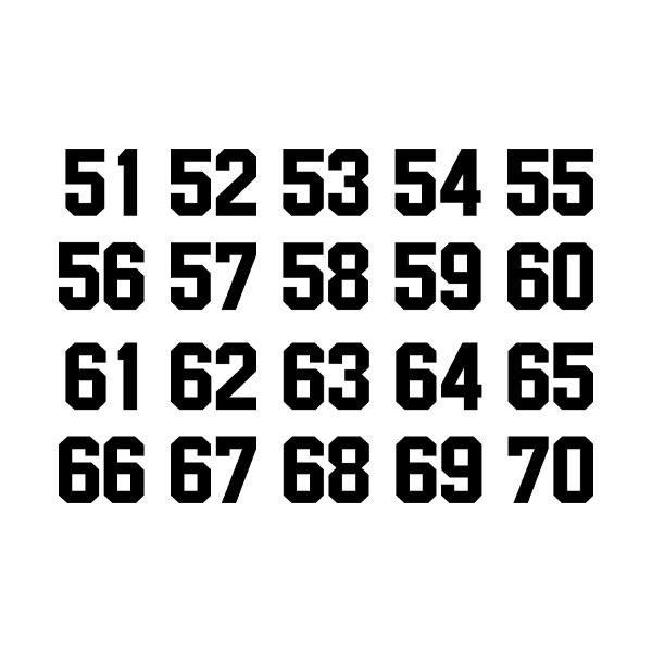 オーダー品 51〜70番 タイプ5 白 縦25mm : ブラン - 通販 - Yahoo!ショッピング