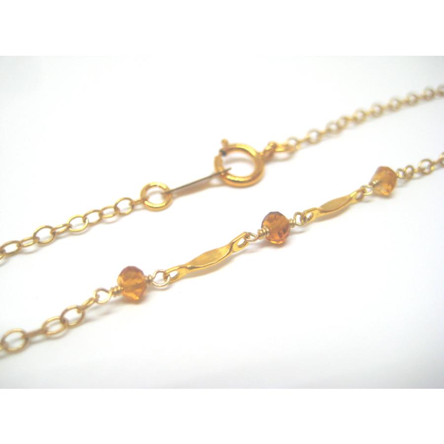 14KGF シトリンのブレスレット（14KGFバー） : blanchezakka - 通販 - Yahoo!ショッピング