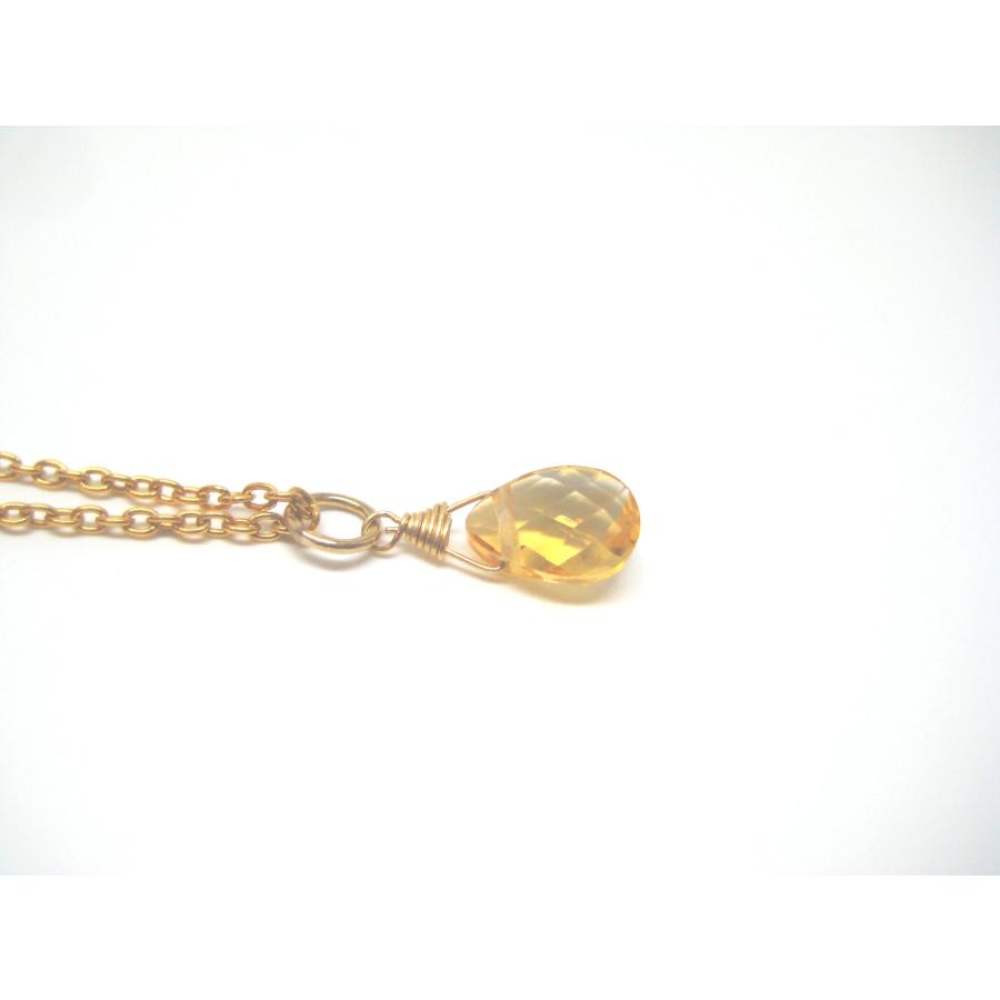14KGF シトリンのブレスレット（しずく） : blanchezakka - 通販 - Yahoo!ショッピング