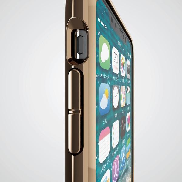 ELECOM iPhone X XS TOUGH SLIM サイドメッキ ブルー 全周に配置した独自設計のエアクッションが効率的に衝撃を吸収 PM-A18BTSGMBU : ブランクメディア ...