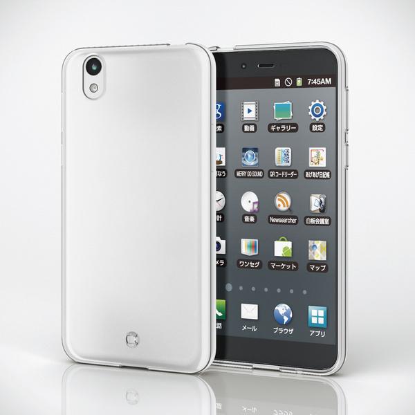 ELECOM Android One S3 ソフトケース 美しさが際立つスーパークリスタルクリア 極み ストラップホール付 しなかやな弾力性と強じんな耐久性 PM-AOS3UCTCR ...