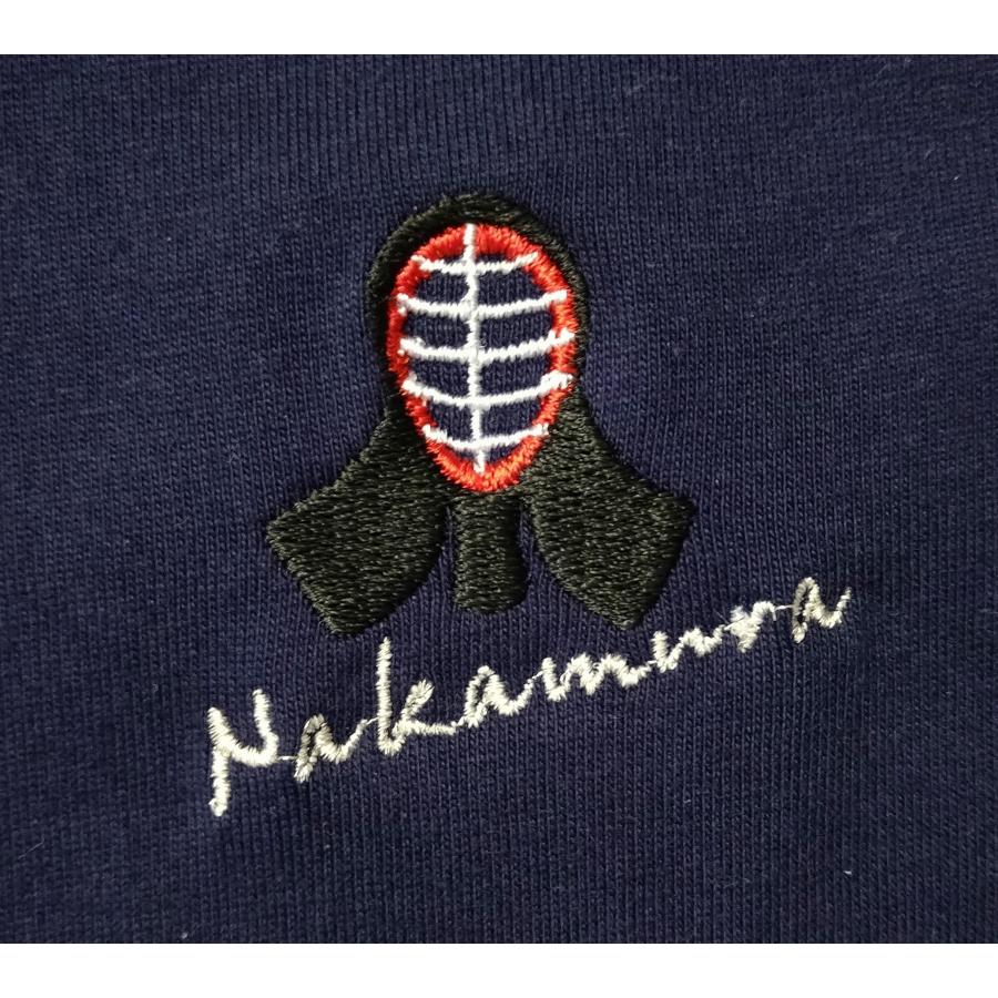 剣道 KENDO 長袖 Tシャツ ネーム 名入れ オリジナル ワンポイント 刺繍 プレゼント チーム 防具 練習 記念 部活 : Blatt刺繍 - 通販 - Yahoo!ショッピング