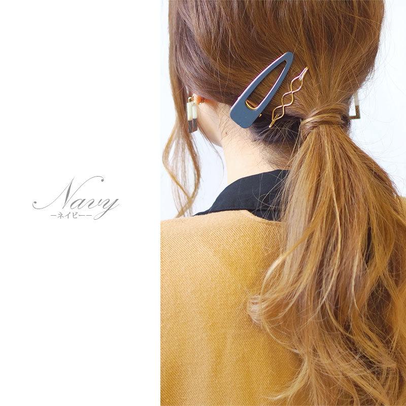 BLAZE(手芸) ヘアクリップ ウッド 三角 × ゴールド ヘアピン 2 BLAZE(手芸) ヘアクリップ ウッド 三角 × ゴールド ヘアピン 2