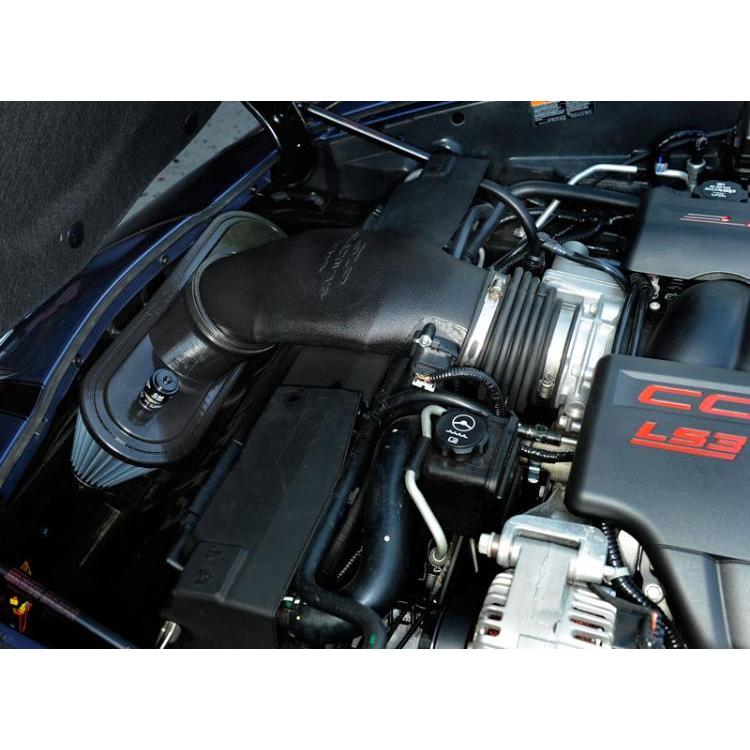 +BS SLP シボレー コルベット C6 LS3 Z06 LS7 2006~2013年 +10HP コールド エア インテーク エア ...
