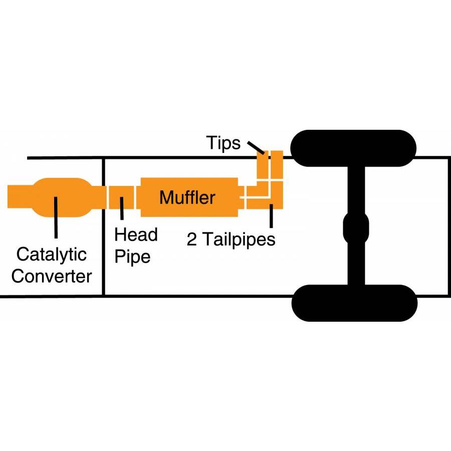 +BS Gibson GMC シエラ シボレー シルバラード 1500 SC-SB 4.3L 4.8L 5.3L 99~07年 マフラー ...