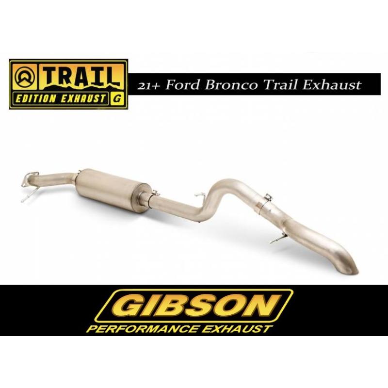 +BS Gibson フォード ブロンコ 4ドア 2.3L 2.7L Ecoboost 21~23年 +10hp マフラー エキゾースト ...