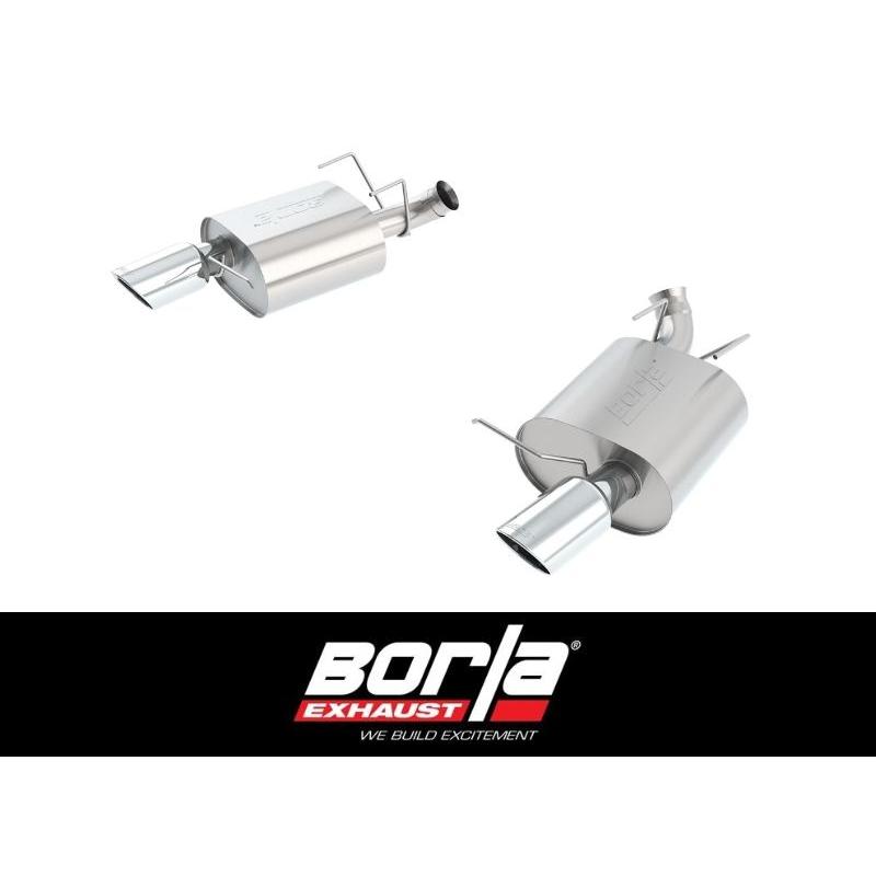 +BS Borla マスタング GT/Boss 302 5.0L V8 13~14年 AT/MT RWD 2ドア クーペ コンバーチブル ...