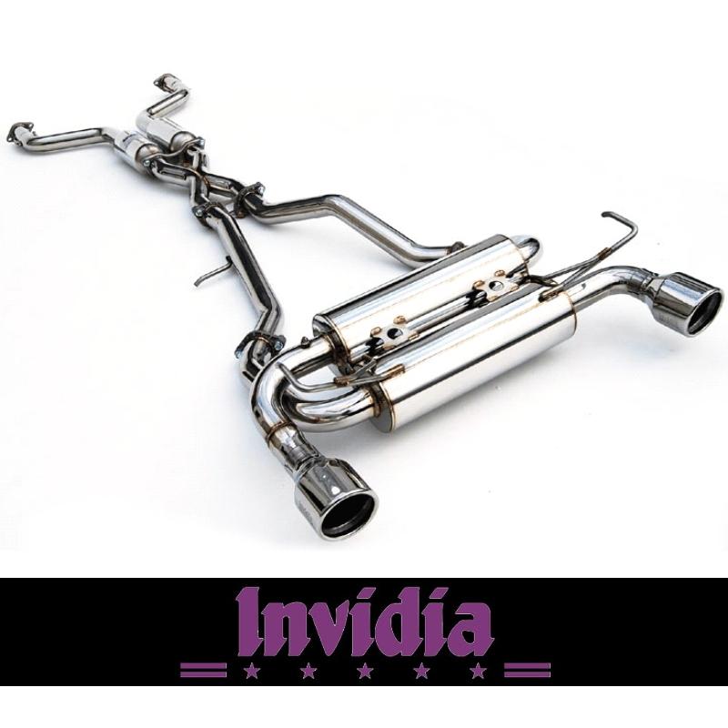 +BS INVIDIA 日産 フェアレディZ 350Z Z33 2002~2008年 キャットバック マフラー T304 エキゾースト 税込み ...