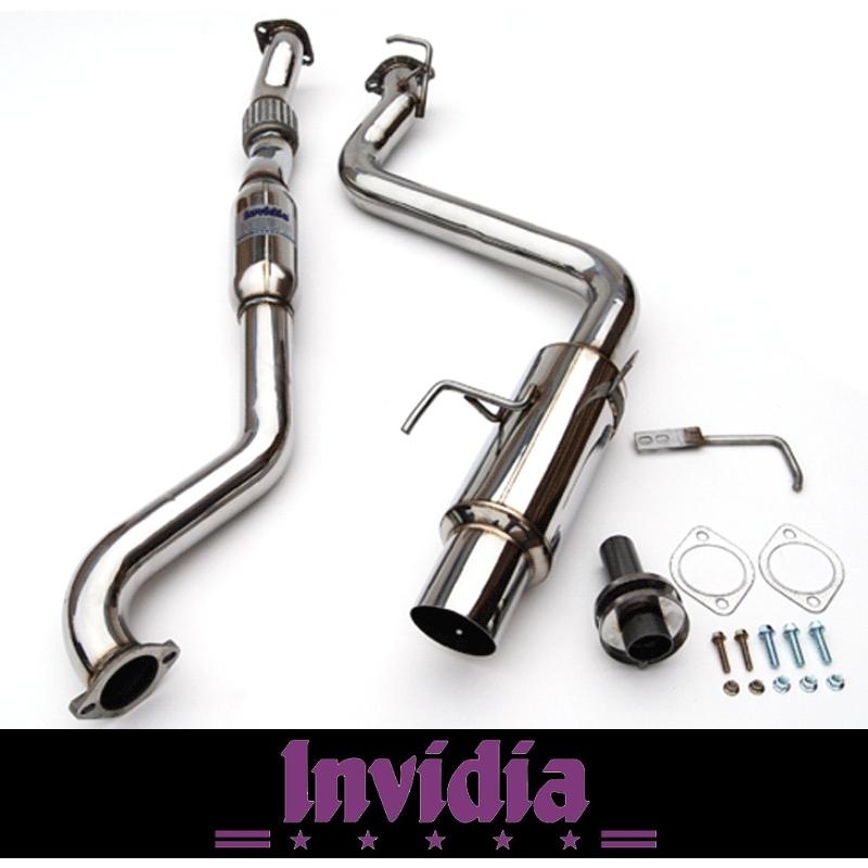 +BS INVIDIA スバル インプレッサ WRX STi GVF GVB 4ドア セダン 2010~2014年 エキゾースト マフラー ...