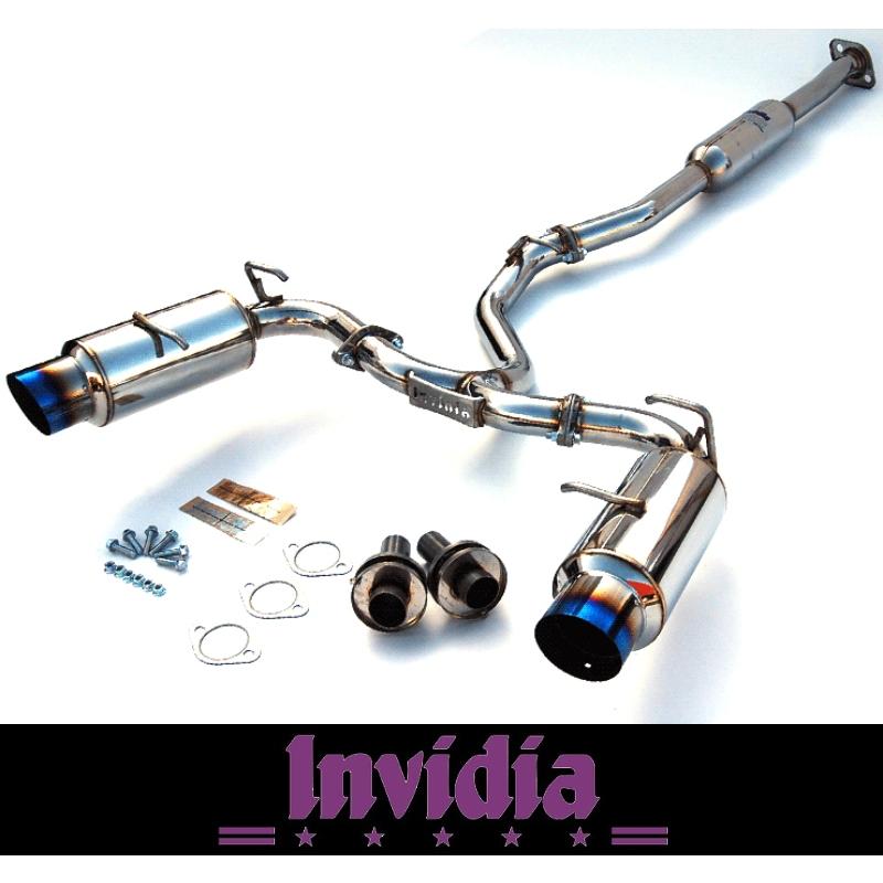 +BS INVIDIA トヨタ GT86 ZN6 GR86 ZN8 スバル BRZ ZC6 ZD8 FA20 FA24 2012年~ 左右出し ...