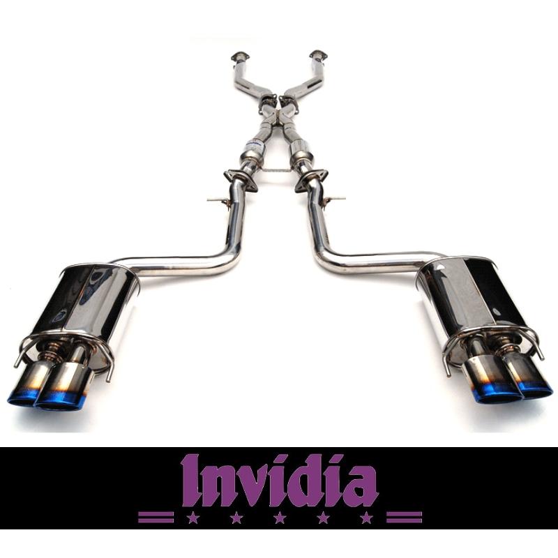 +BS INVIDIA レクサス RC F USC10 5.0L V8 2014年~ デュアル キャットバック マフラー ステンレス 税込み ...