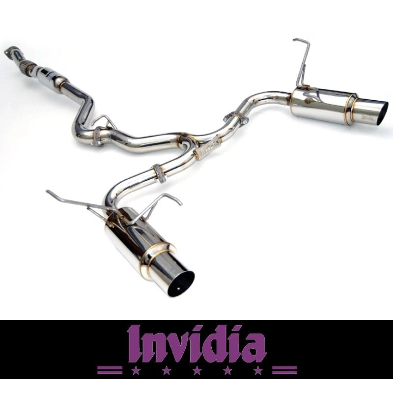 +BS INVIDIA スバル WRX S4 VAG STi VAB 2.0L ターボ 2014~2021年 キャット マフラー ステンレス ...