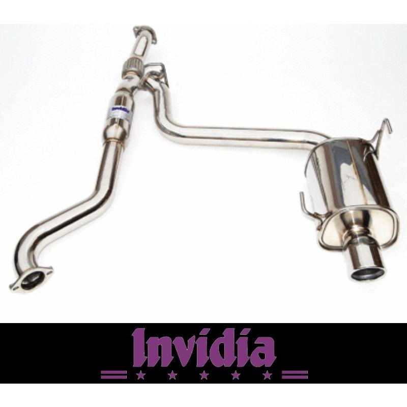 +BS INVIDIA スバル WRX S4 VAG STi VAB 2.0L ターボ 2014~2021年 キャットバック マフラー ...